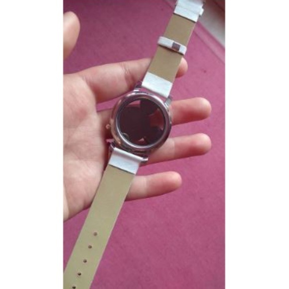 Accessories | Disney Mickey Mouse White Silhouette Watch | Poshmark